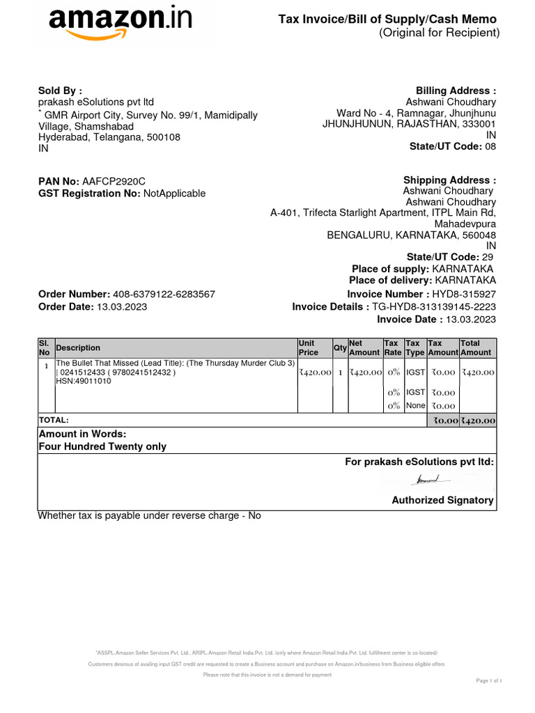 Invoice 3 | PDF | Invoice | Trade