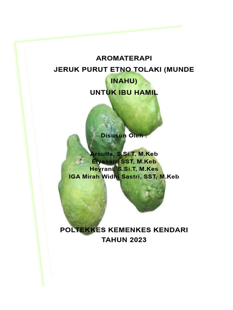 Kata Pengantar Buku Aromaterapi | PDF | Kesehatan Holistik
