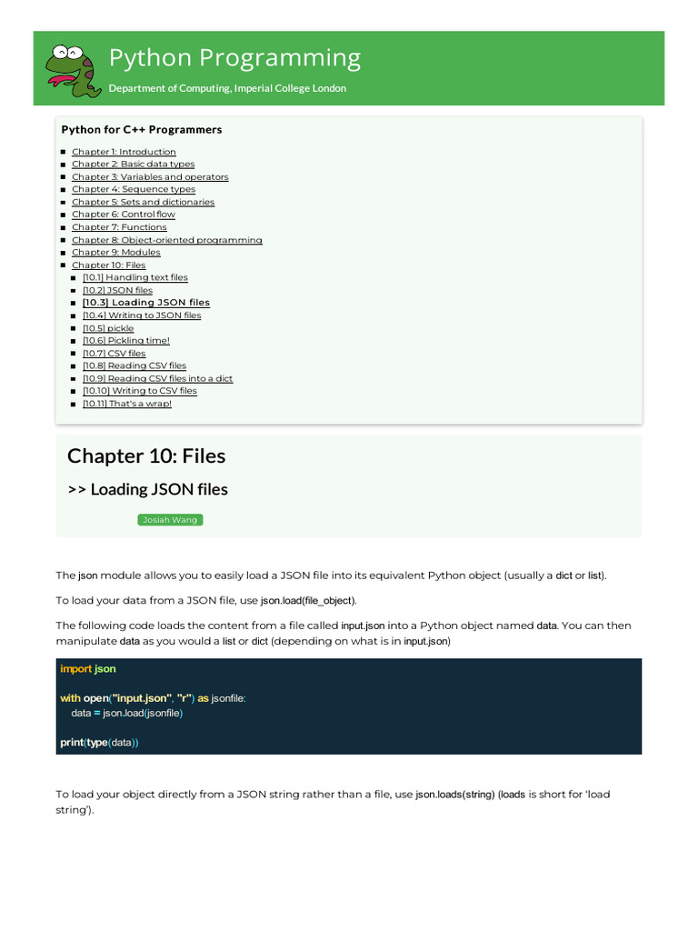 Python Pages Doc Ic Ac Uk CPP Lessons CPP 10 Files 03 Load HTML | PDF | Computers