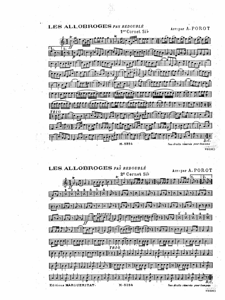 Les Allobroges - Trp. 1 & 2 | PDF