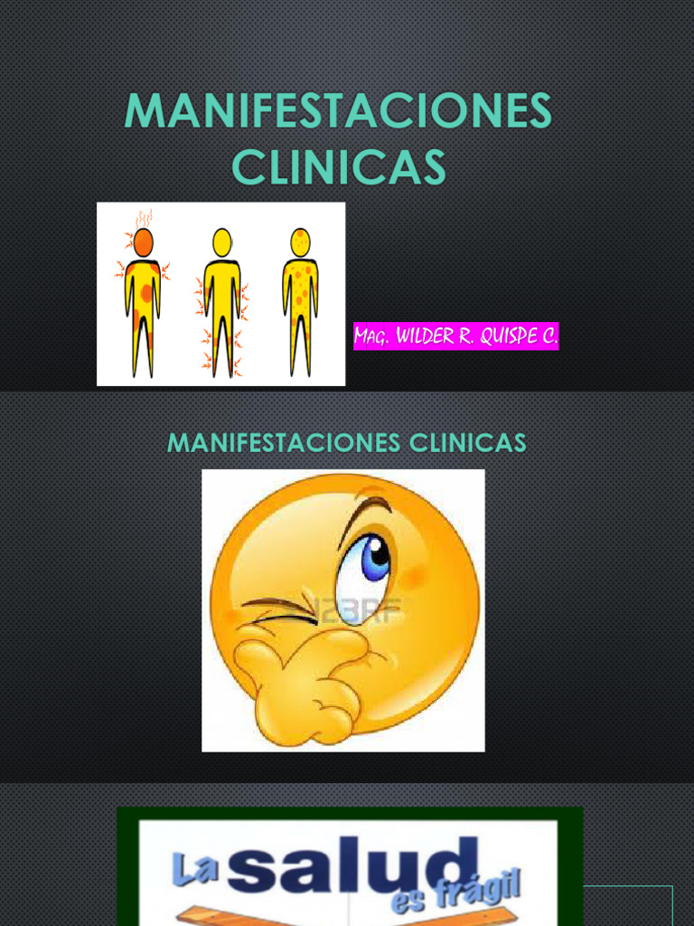 SA 2°-MANIFESTACIONES CLINICAS (1) | PDF | Clínica | Síndrome