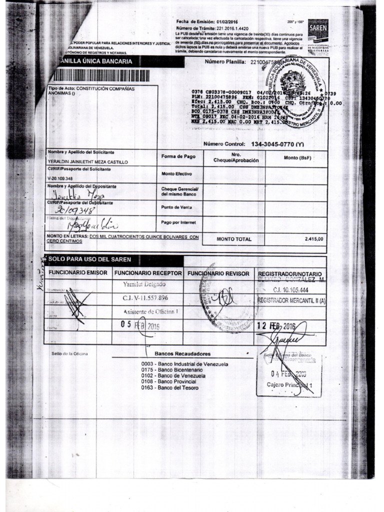 Registro Mercantil Wixia | PDF