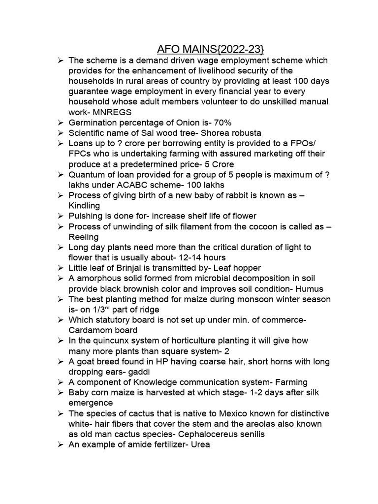 Afo Mains | PDF | Rice | Soil