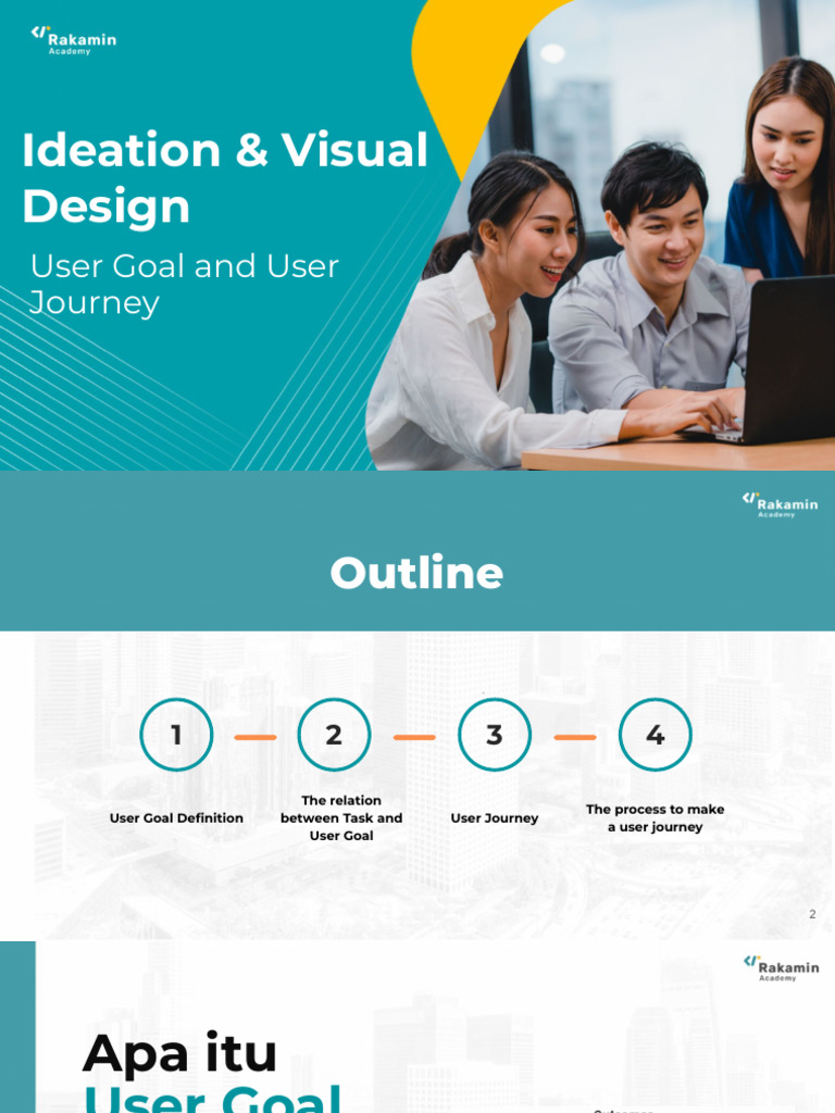 Reading 3 - Ideation & Visual Design - User Goal and User Journey | PDF