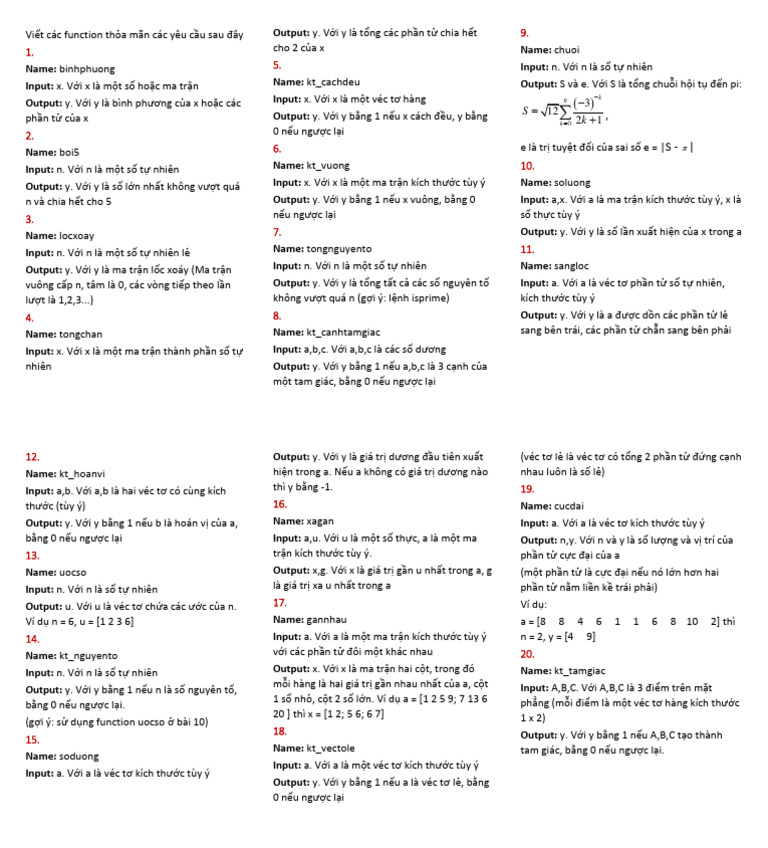 Chapter 4. Function File (Part 1) - TH C Hành | PDF