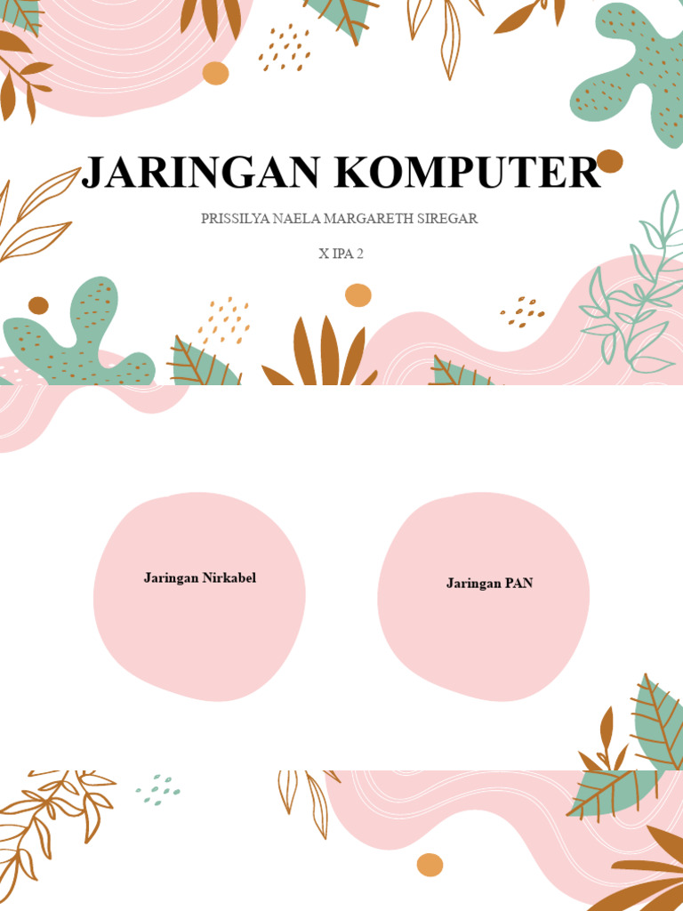 Contoh Jaringan Nirkabel dan PAN | PDF | Griya & Taman | Komputer