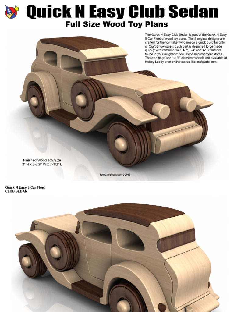 Quickneasy 5 Car Fleet Club Sedan | PDF | Hardwood | Wood