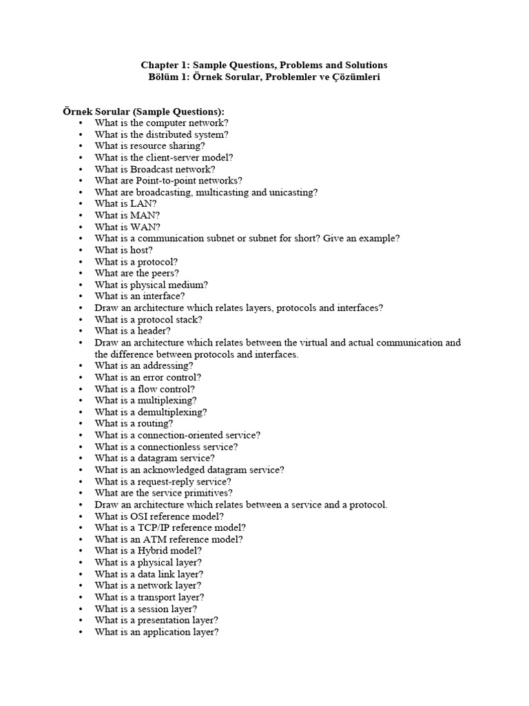 Chapter 1 | Download Free PDF | Computer Network | Osi Model