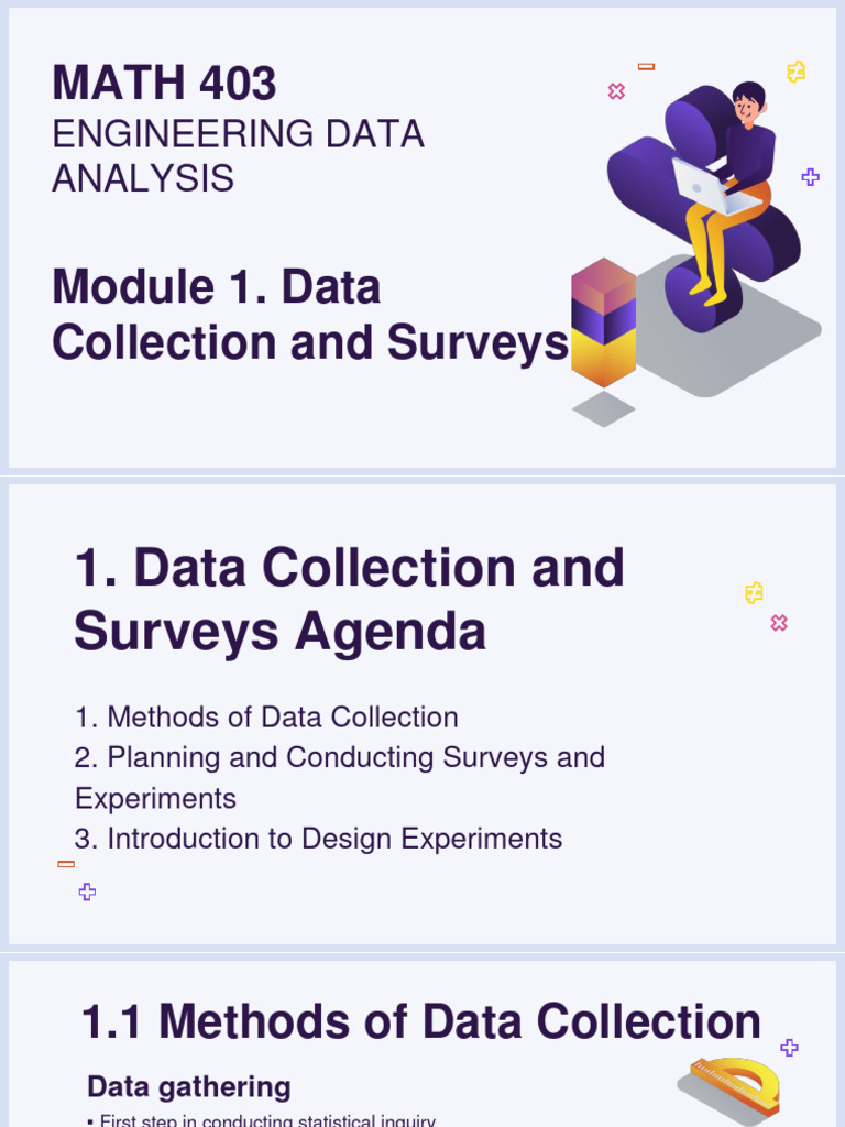 Module 1-Obtaining Data | Download Free PDF | Sampling (Statistics) | Survey Methodology