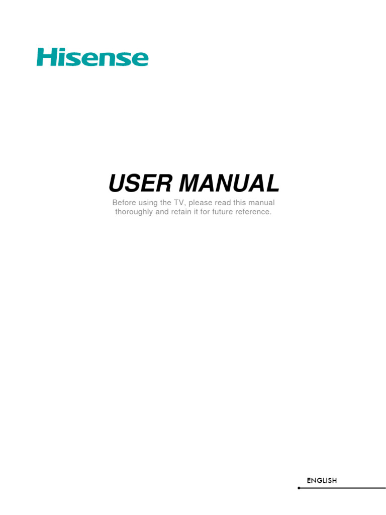Hisense U68G UserManual | PDF | Ip Address | Computer Network