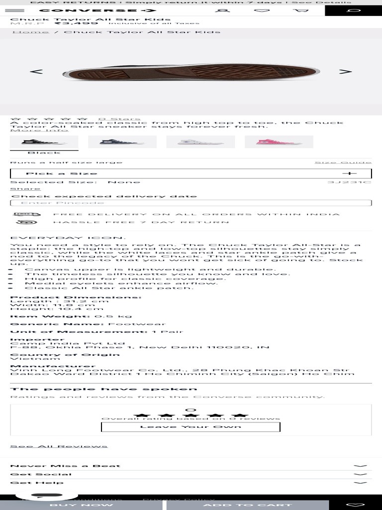 Chuck Taylor All Star - Converse - in | PDF