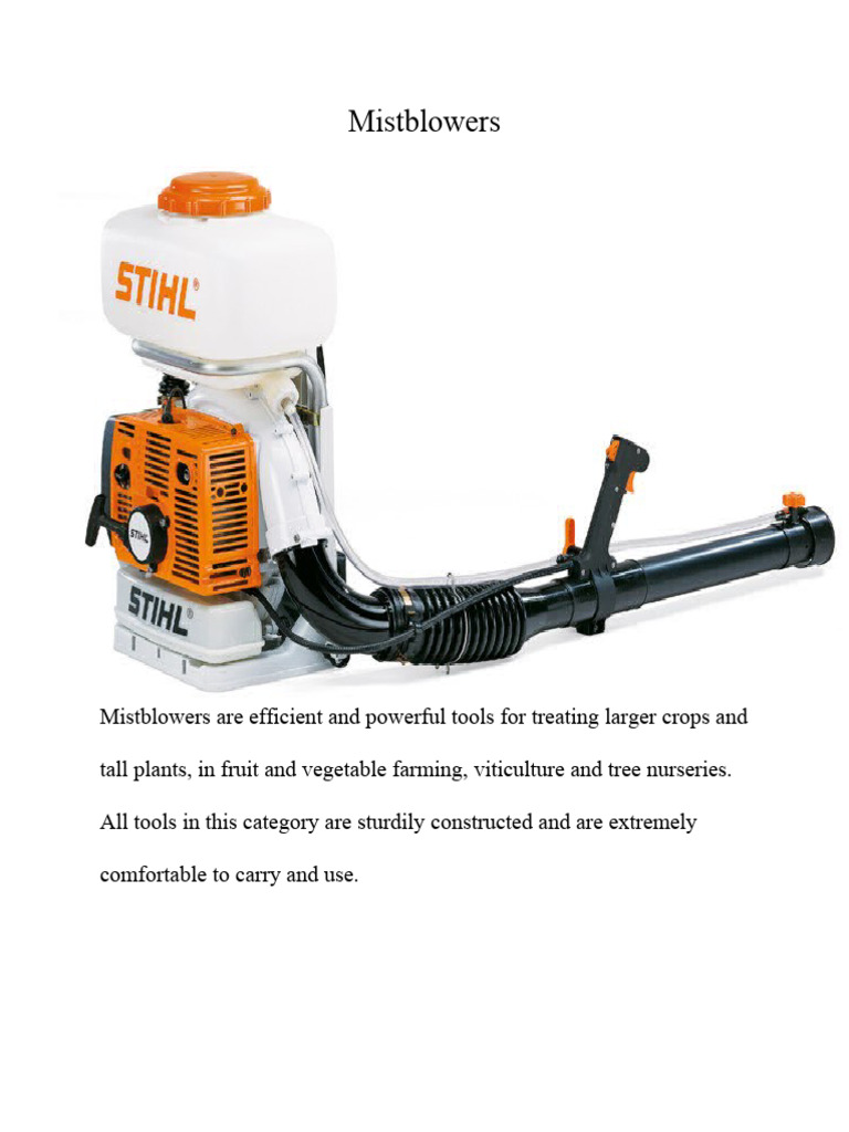 Mist Blowers | PDF | Pesticide