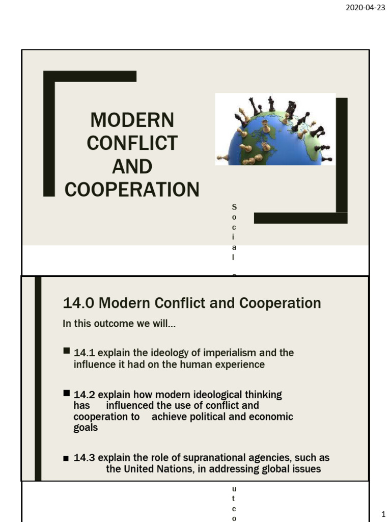 ss2201 - 14.0 - Notes - Modern Conflict and Cooperation | PDF ...