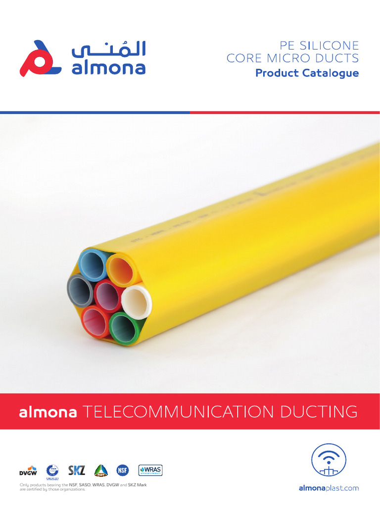 Almona Pe Pre Lubricated Conduit Micro Ducts Systems Product Catalogue ...