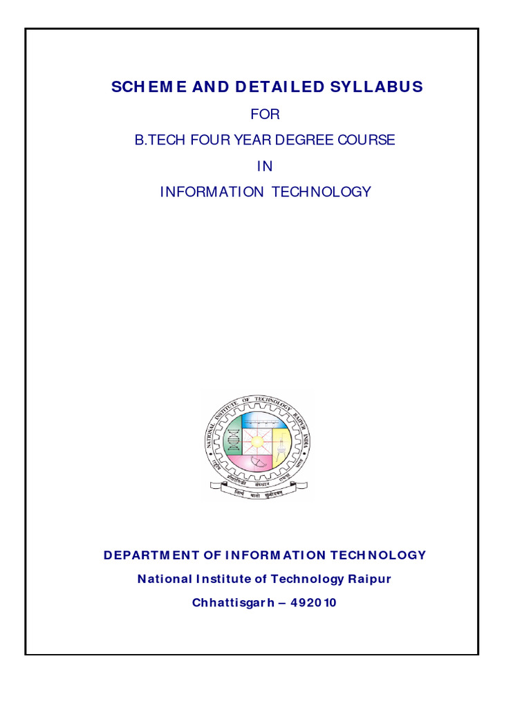 IT Syllabus NIT Scheme | PDF | Transmission Control Protocol | Group (Mathematics)