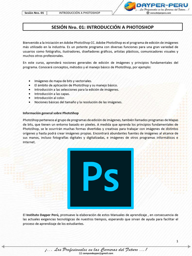 Curso Básico de Photoshop | PDF | Adobe Photoshop | Píxel