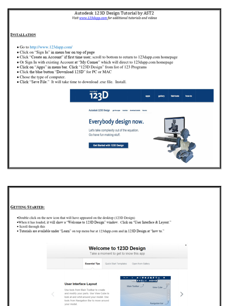 3D Design Beginners Guide | PDF | Icon (Computing) | Menu (Computing)