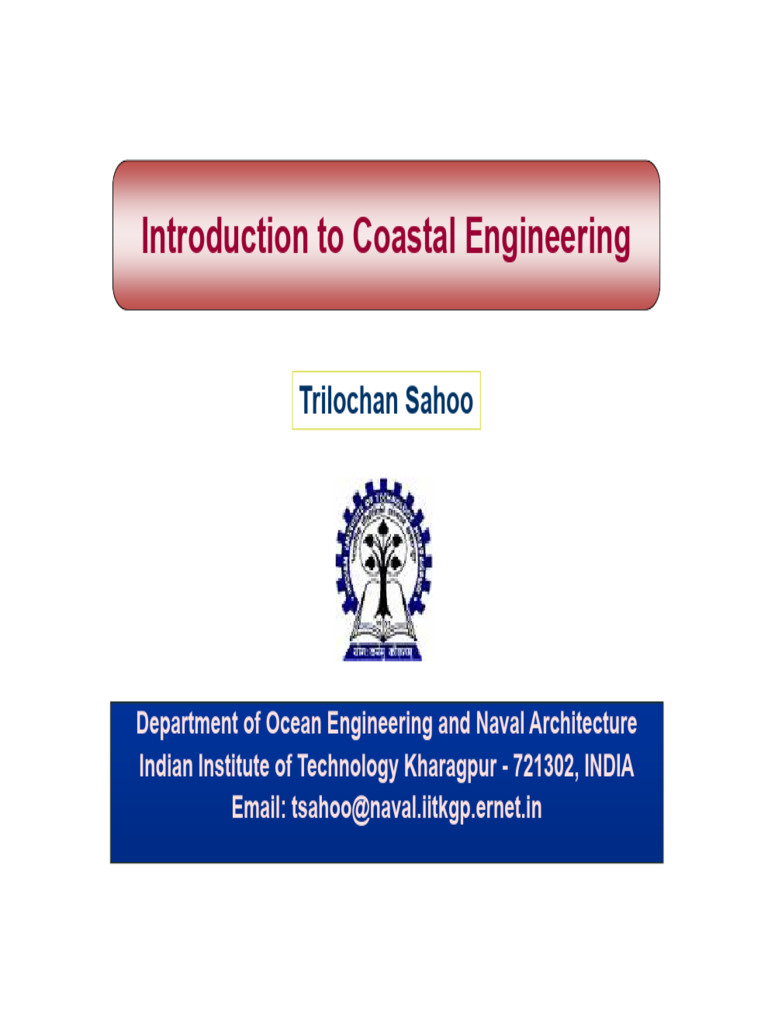 Introduction to Coastal Engineering_Part-I | PDF | Coast | Coral Reef