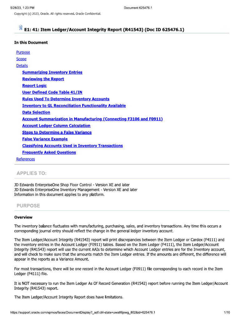 R41543 - Iventory Integrity Reports | PDF