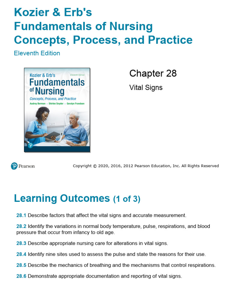Lecture 3 - VITAL SIGNS | PDF | Breathing | Blood Pressure