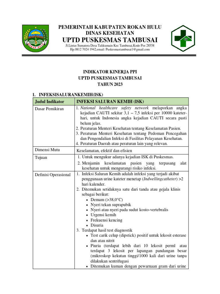 Ep 5.5.1.2.1 Bukti Pelaksanaan Monitoring Dan Evaluasi Pelaksanaan Program Ppi Dengan Indikator ...