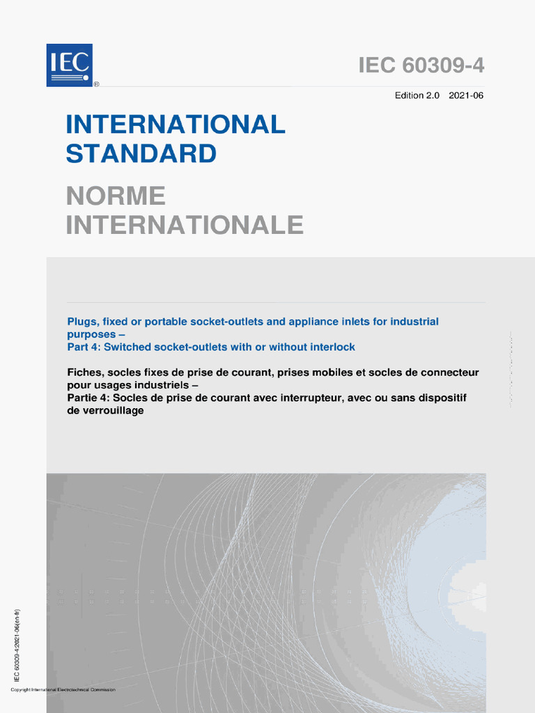 Iec 60309-4-2021 | PDF