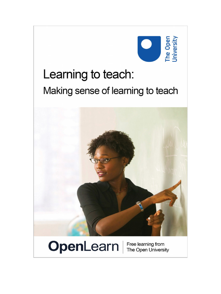 Learning To Teach Making Sense of Learning To Teach | PDF | Teachers ...