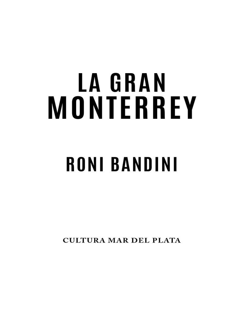 La Gran Monterrey (Roni Bandini) | PDF | Jimi Hendrix | Guitarras