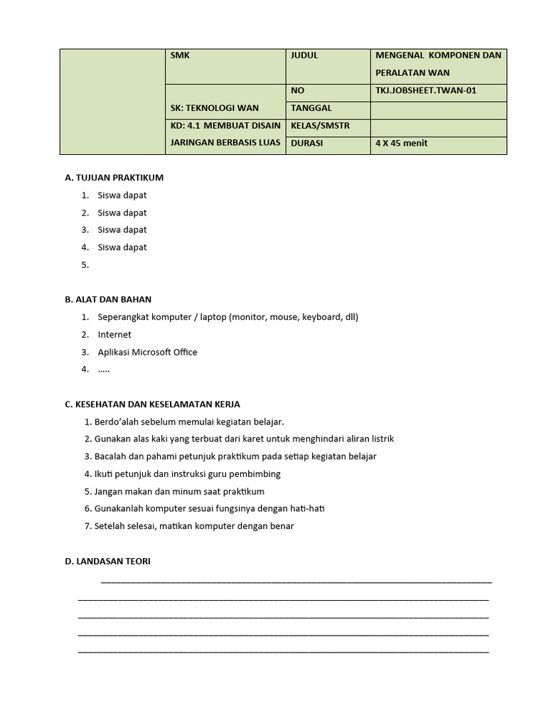 01-Mengenal Komponen - Peralatan WAN | PDF