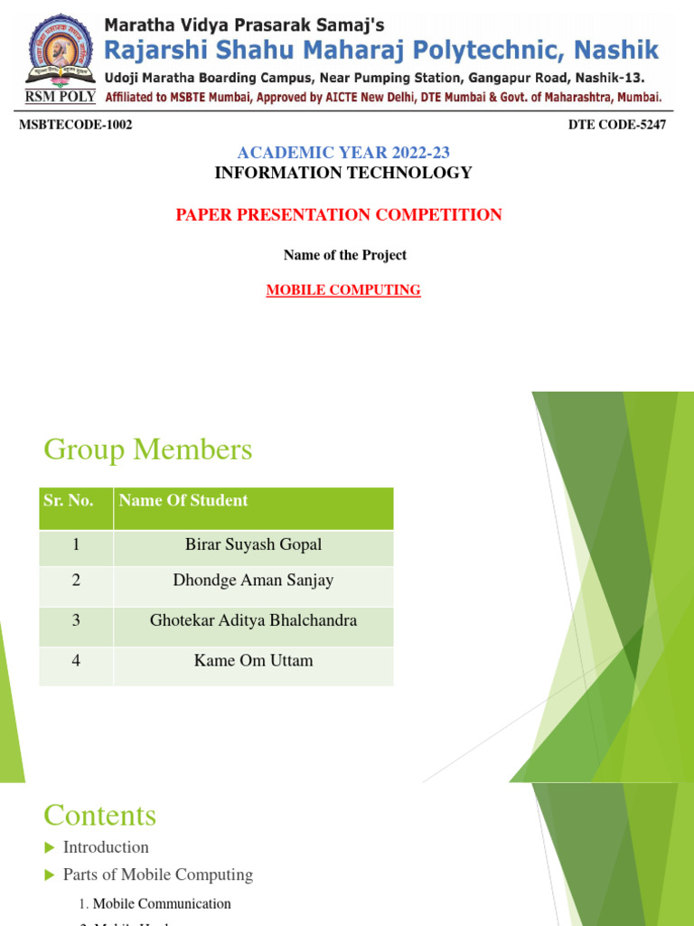 Mobile Computing Final Download Free Pdf Mobile Computing Computing