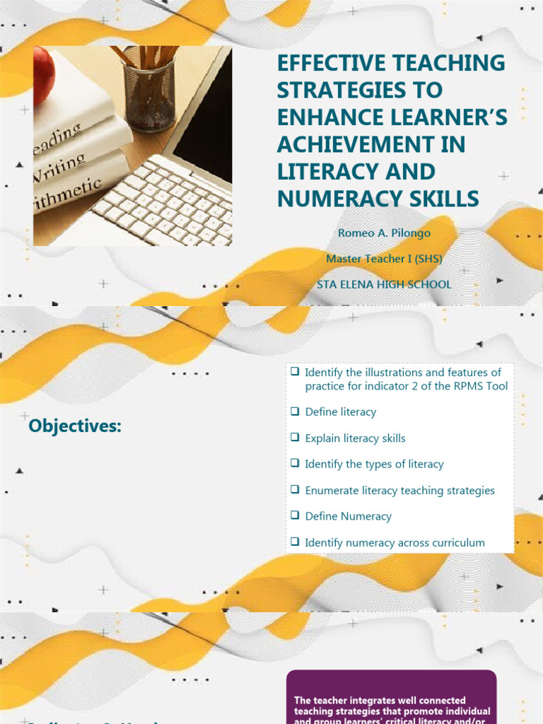 Lac Powerpoint Presentation For Literacy and Numeracy Skills | PDF ...