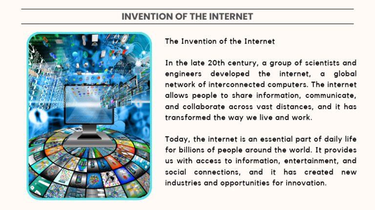 Invention of Internet | PDF