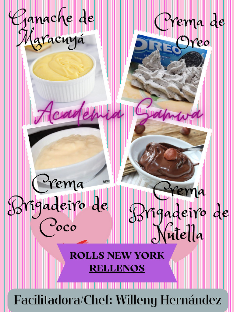 Guia Gratuita de Hojaldre, Rolls Ny y 4 Cremas | PDF | Crema | Preparación de comida y bebida