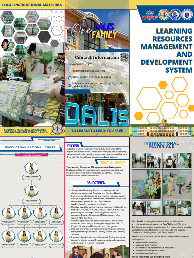 LRMDS Brochure | PDF | Learning | Human Communication