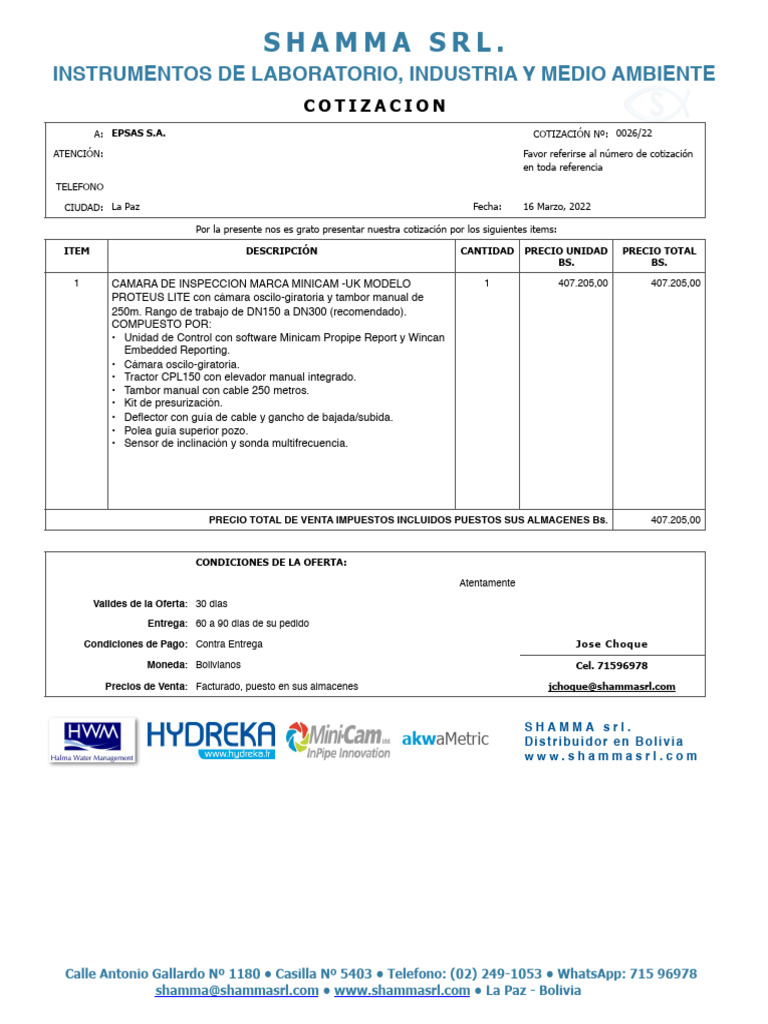 Oferta Proteus LitE | PDF