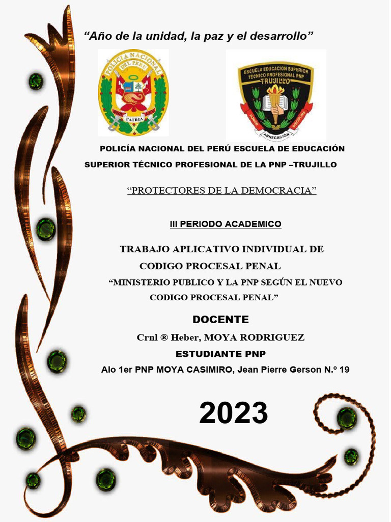 MP y La PNP | PDF | Fiscal | Policía