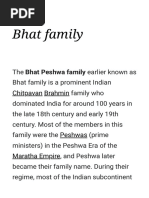 Maratha Royal Family Tree: Shivaji | PDF