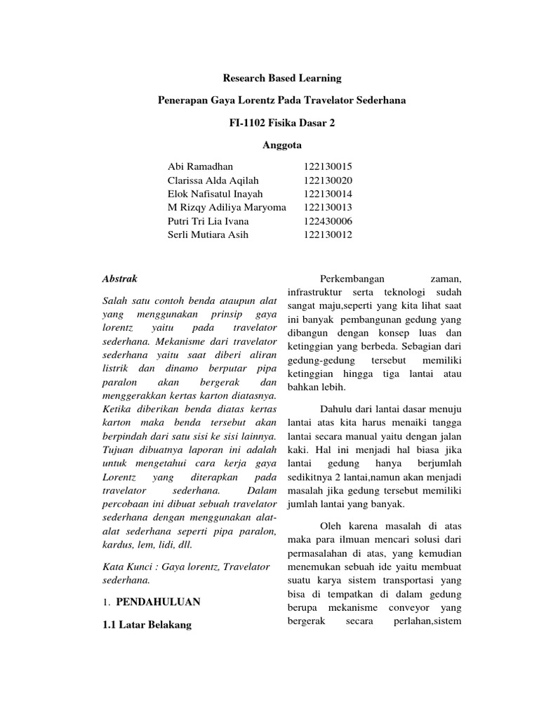 Laporan RBL - Kelompok 4 | PDF