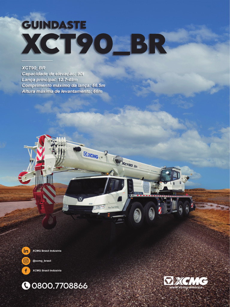 XCMG XCT 90-BR | PDF | Motores | Qualidade (negócios)