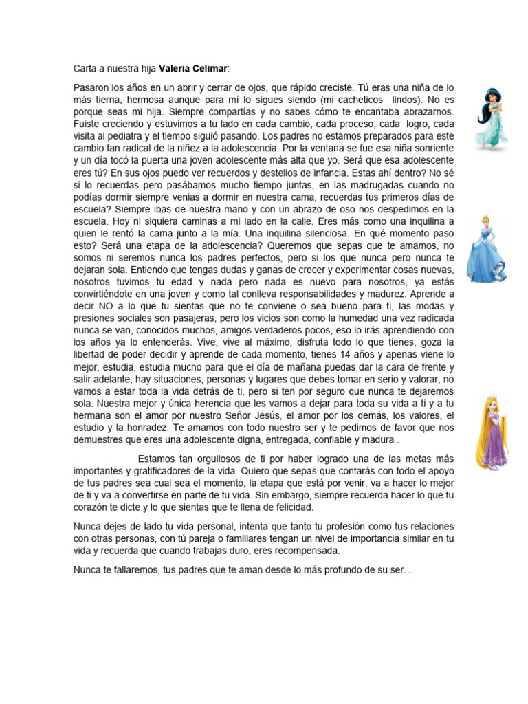 Carta Pdf Amor