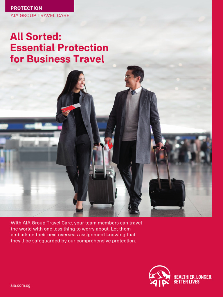 AIA Group Travel Care Brochure - 12pp - A4 - r8 | PDF | Insurance ...