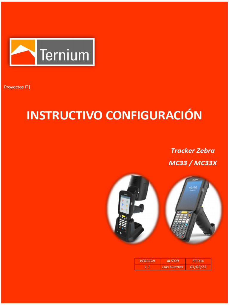 Configuración Tracker Zebra MC33/MC33X | PDF | Android (sistema ...