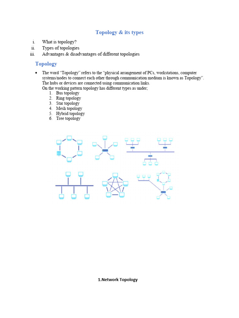 Computer Network Topologies | PDF | Network Topology | Information And Communications Technology
