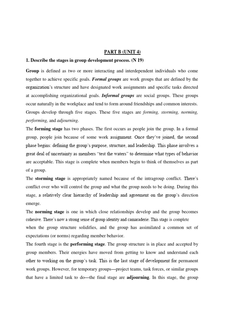 Univ Questions Solution (Unit 4) | PDF | Leadership | Motivational