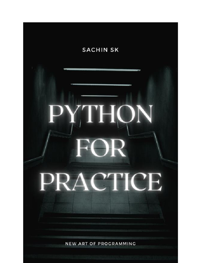 Sachin SK - Python For Practice | PDF | Variable (Computer Science) | Data Type