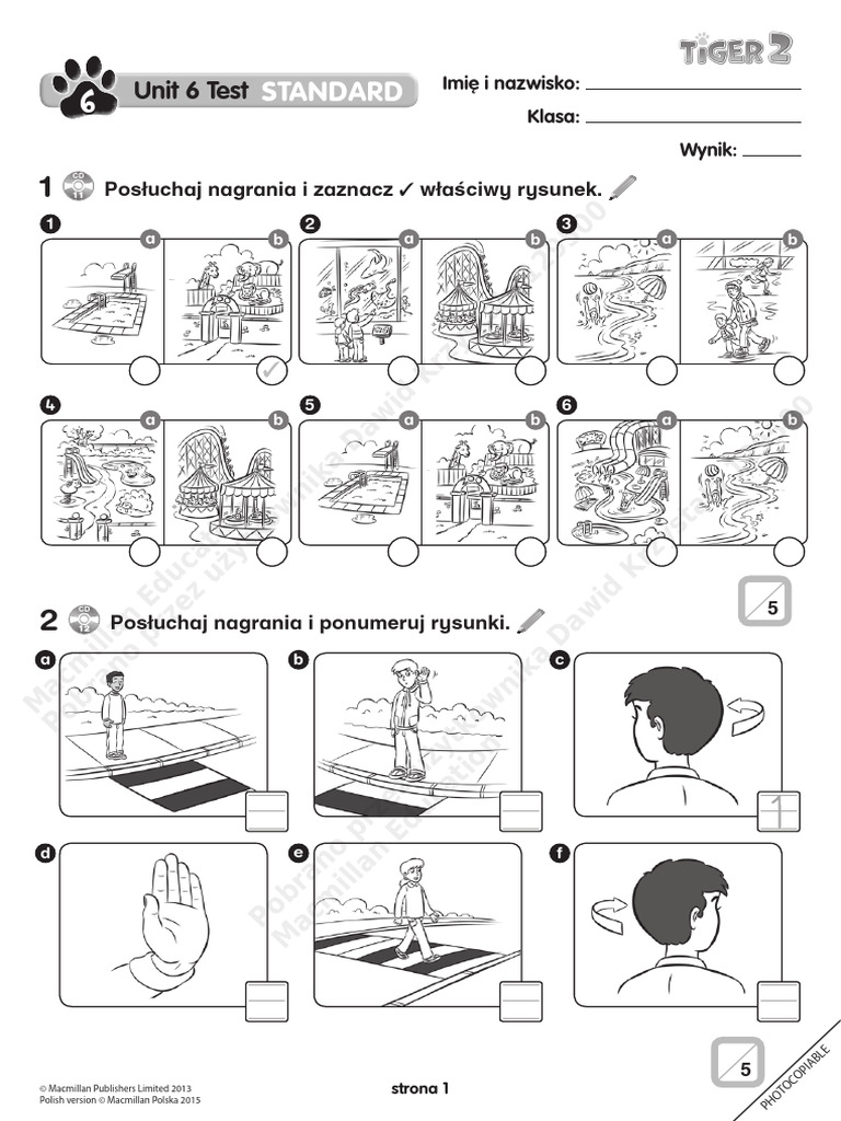 tiger_2_unit_6_test | PDF