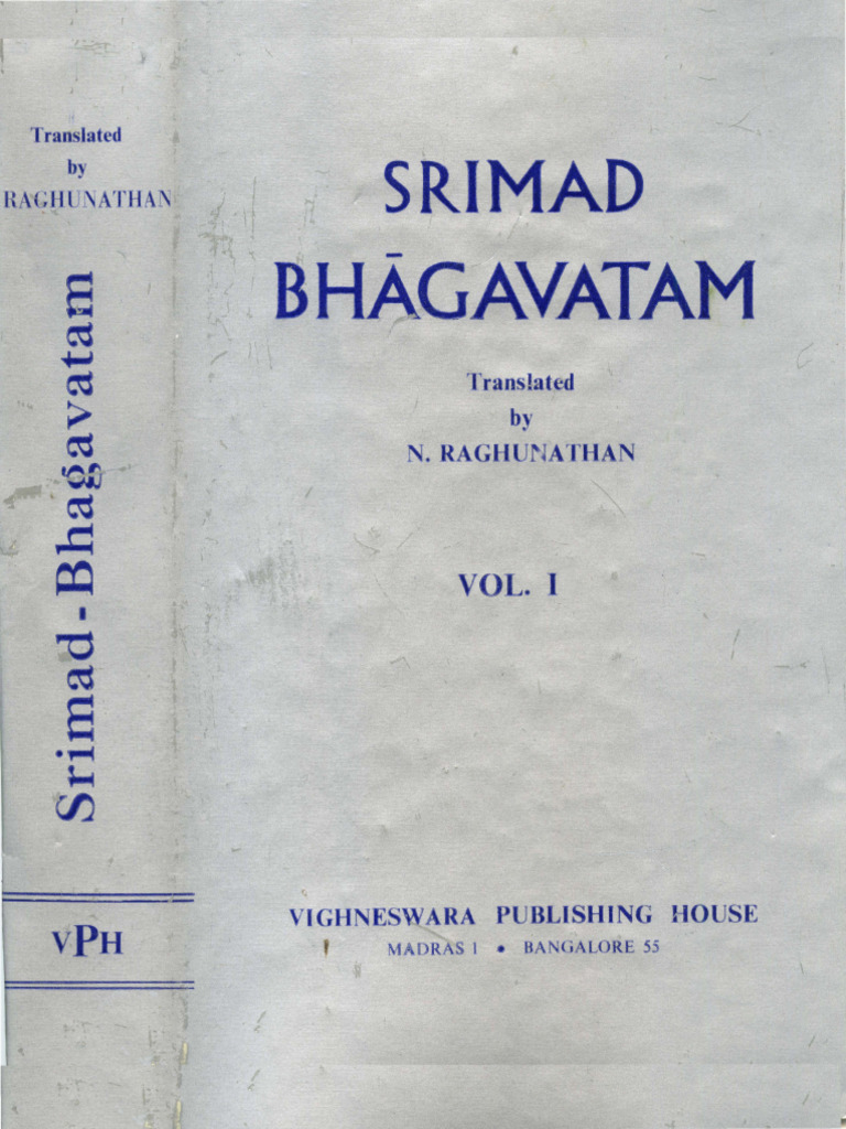 Srimad Bhagavatam Vol 1 | Download Free PDF | Bhagavata Purana | Hindu Literature