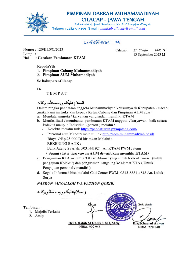 120 Gerakan Pembuatan KTAM | PDF 120 Gerakan Pembuatan KTAM | PDF