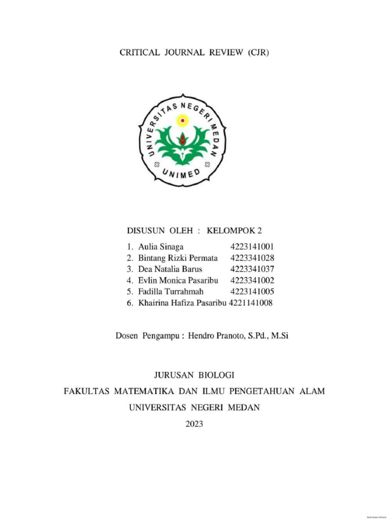 CJR Kelompok 2 Struktur Hewan | PDF