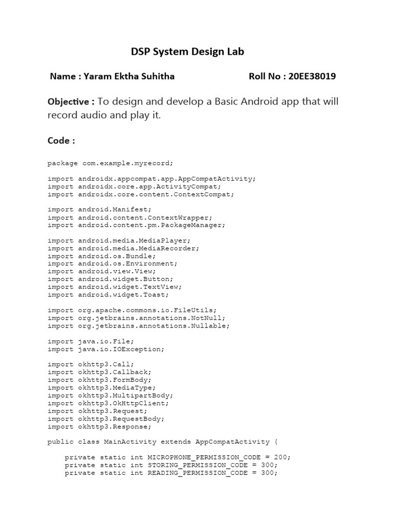 Android App Pdf Android Operating System Computing